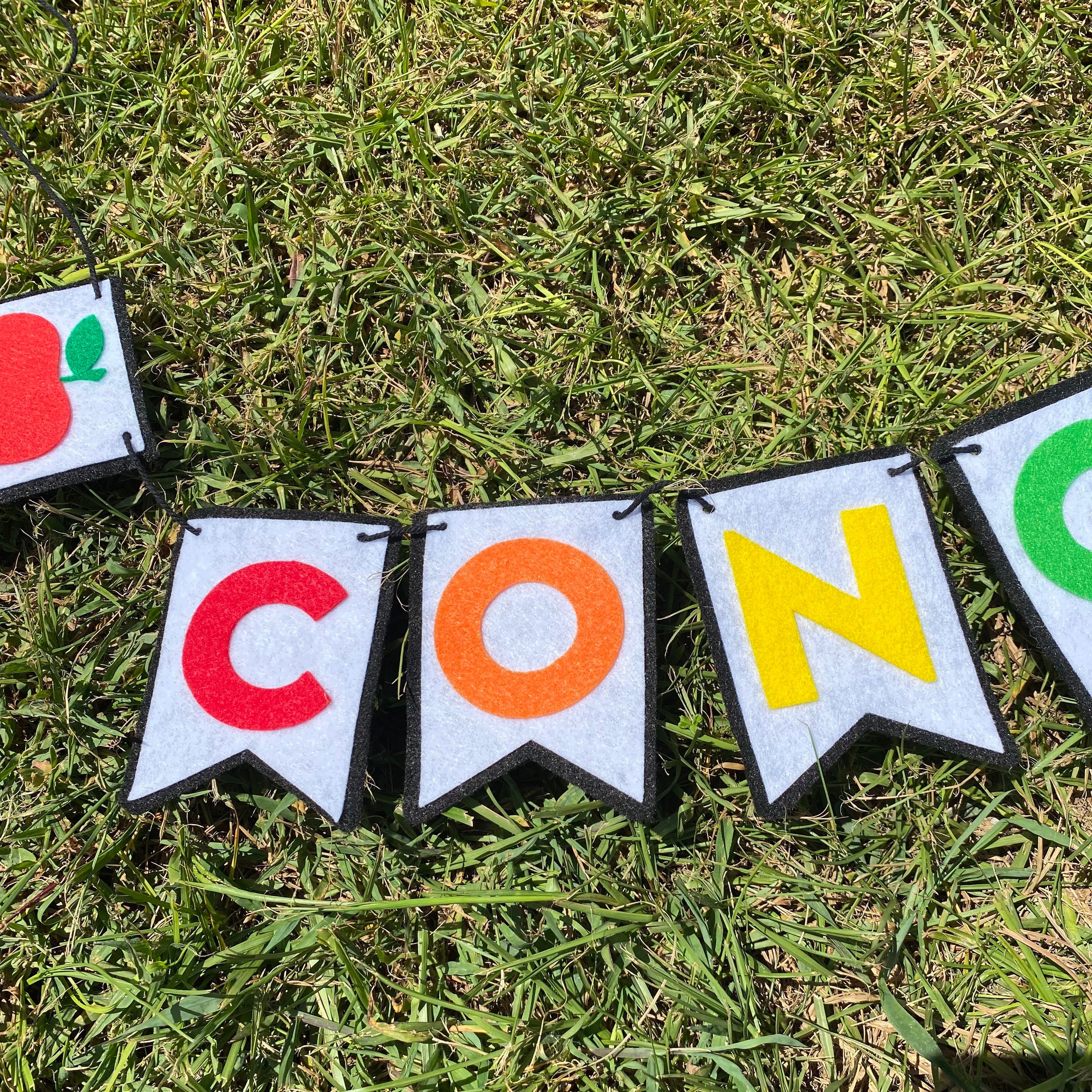 Congrats Felt Graduation Banner: Preschool, Kindergarten - Etsy