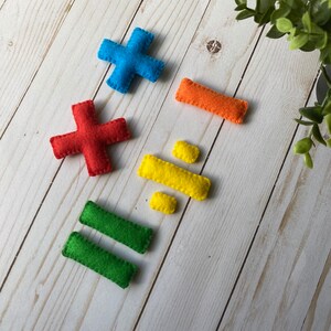 Felt Math Symbols, Learning Math, Learning Toys, Addition Sign ...