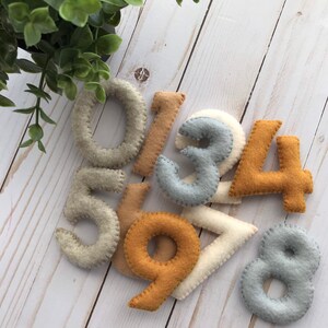 Learning Activities for Kids, Felt Numbers, Learning Toys, Educational ...