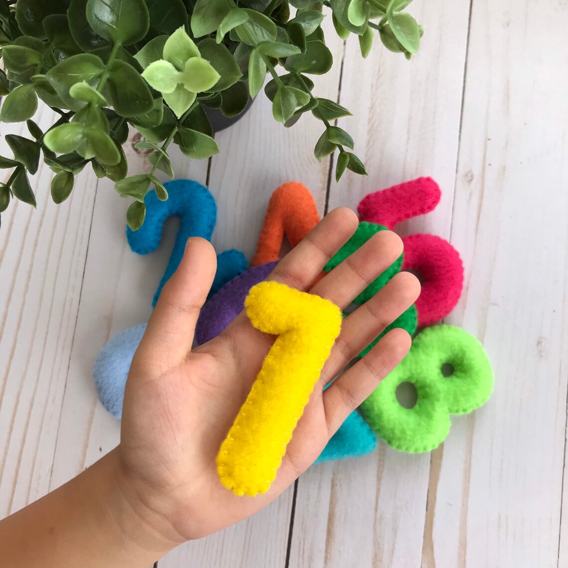 Felt Numbers Learning Toys Colorful Numbers for Kids - Etsy