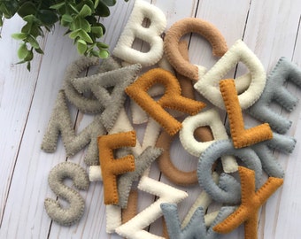 Felt Stuffed Alphabet, Felt Letters for Kids, Educational Toy - Etsy