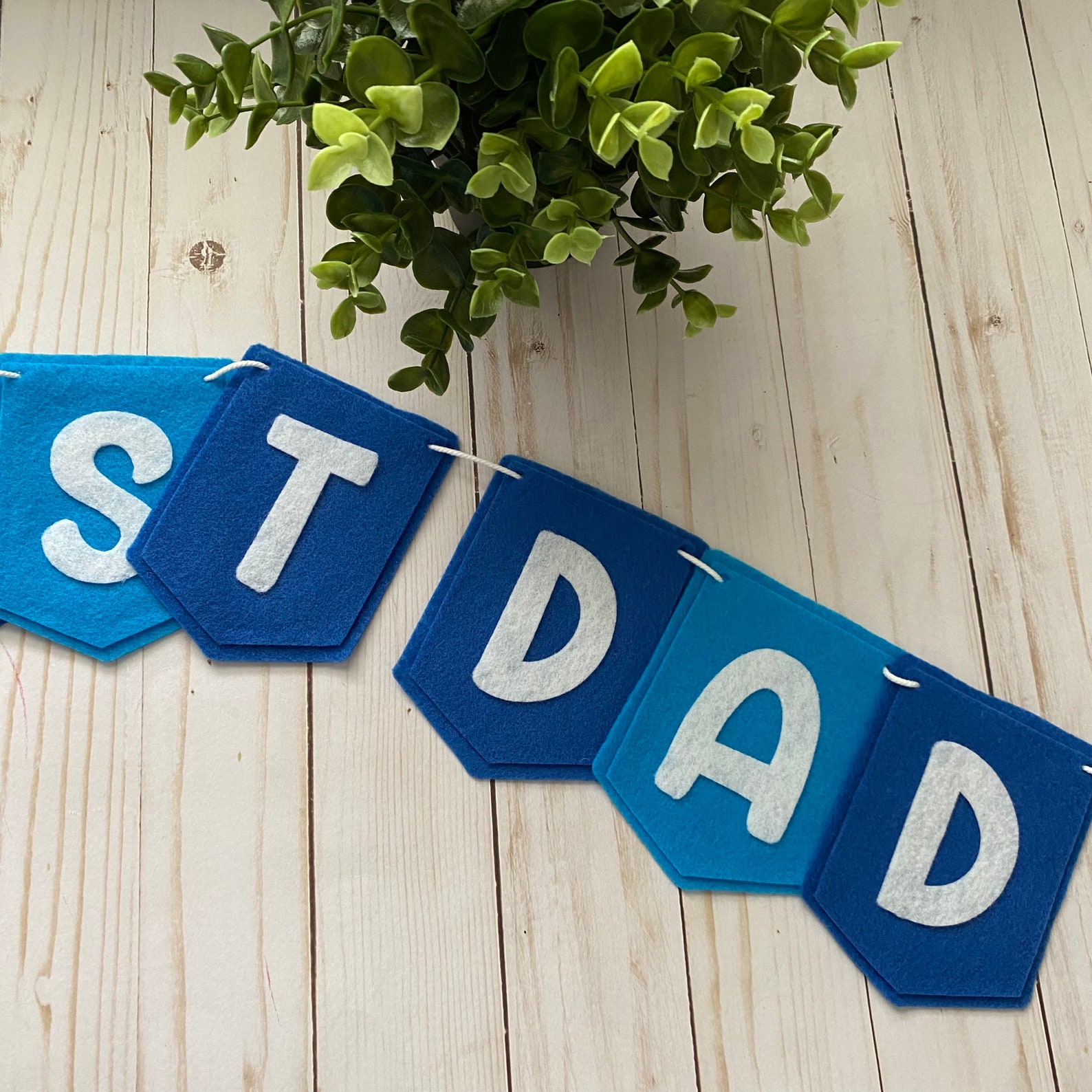 Best Dad Ever Felt Banner, Fathers Day Felt Banner, Fathers Day Decor ...