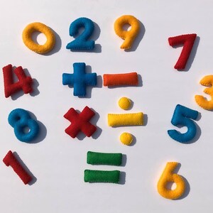 Felt Math Symbols, Learning Math, Learning Toys, Addition Sign ...