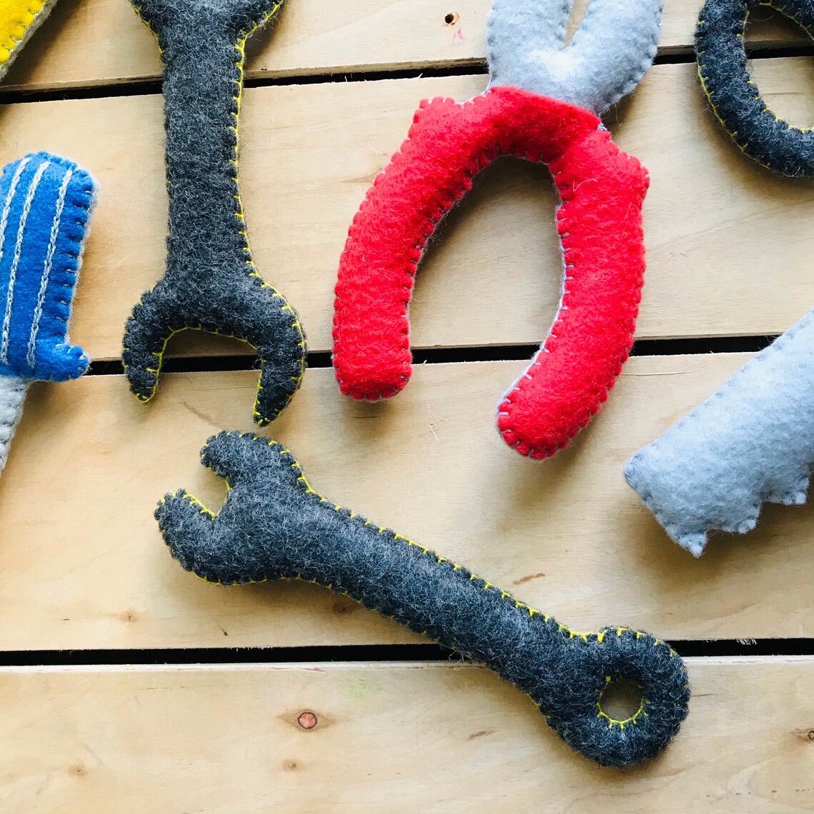 Felt Tools Set Learning Felt Toys Pretend Play Tools Set | Etsy