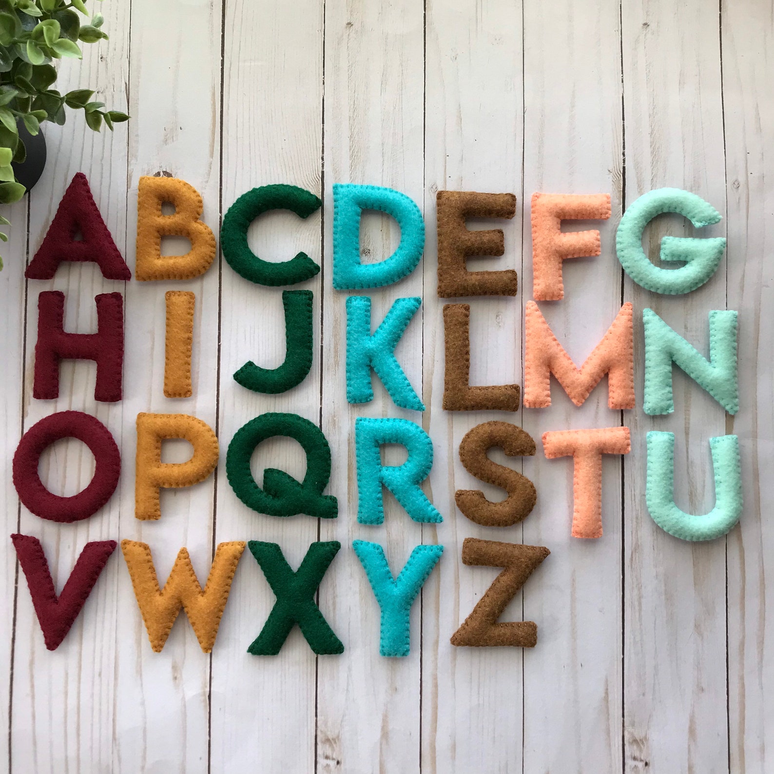 Felt Letters, Felt Alphabet, Preschool Alphabet, Learning Alphabet ...