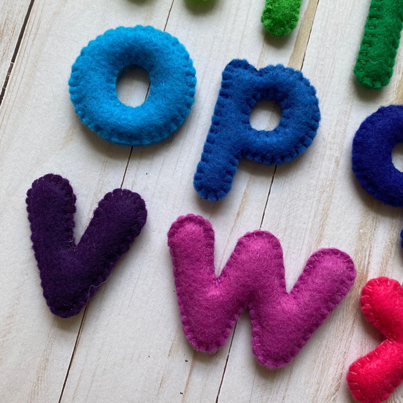 Lowercase Felt Letters, Felt Alphabet, Preschool Alphabet, Learning ...