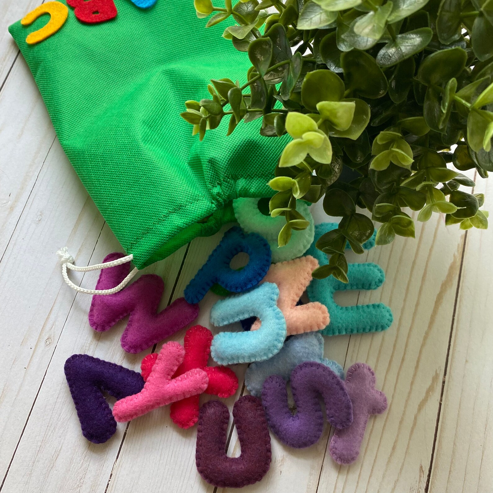 Lowercase Felt Letters Felt Alphabet Preschool Alphabet - Etsy