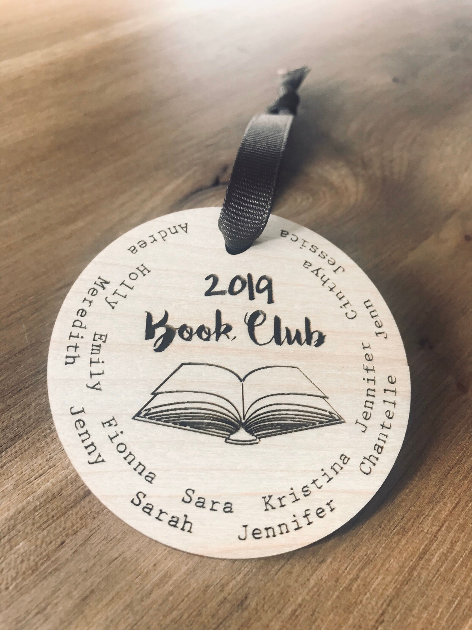 Ornament Bookclub Personalized Open Book - Etsy