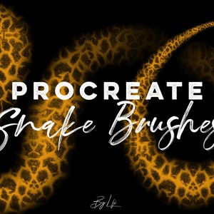 Procreate Snake Brush - Etsy
