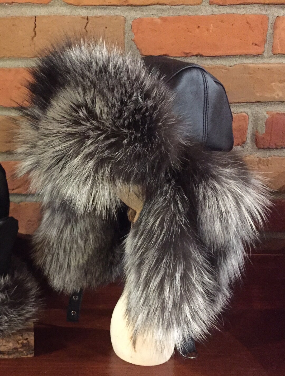 Silver Fox Fur Hat - Etsy
