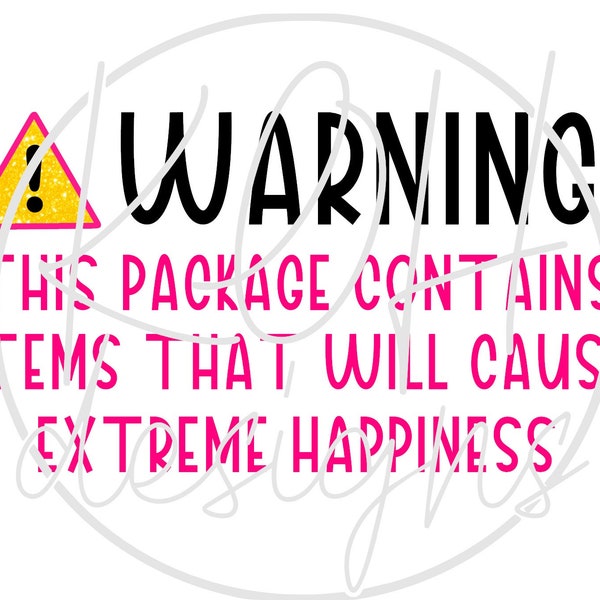 Warning Opening This Package - Etsy
