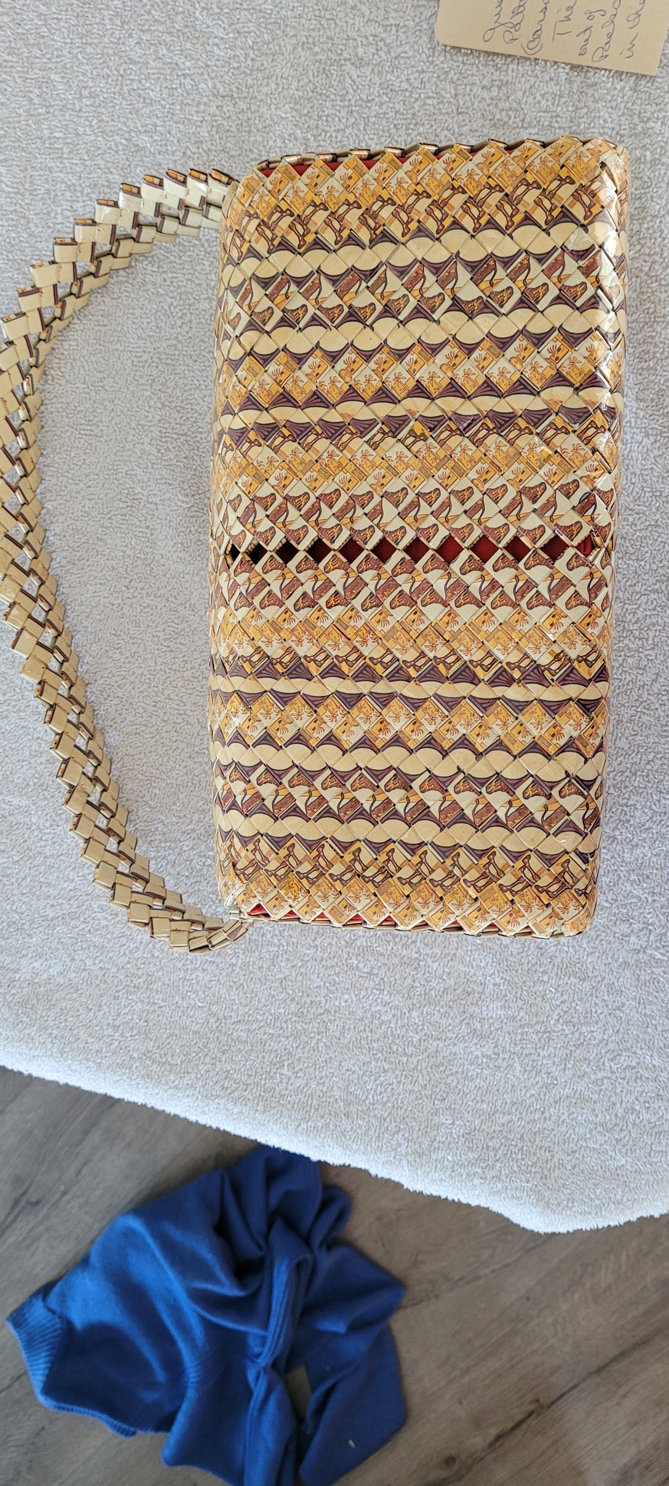 Tramp Art Purse Made With Camel Cigarette Packs by Prisoners - Etsy