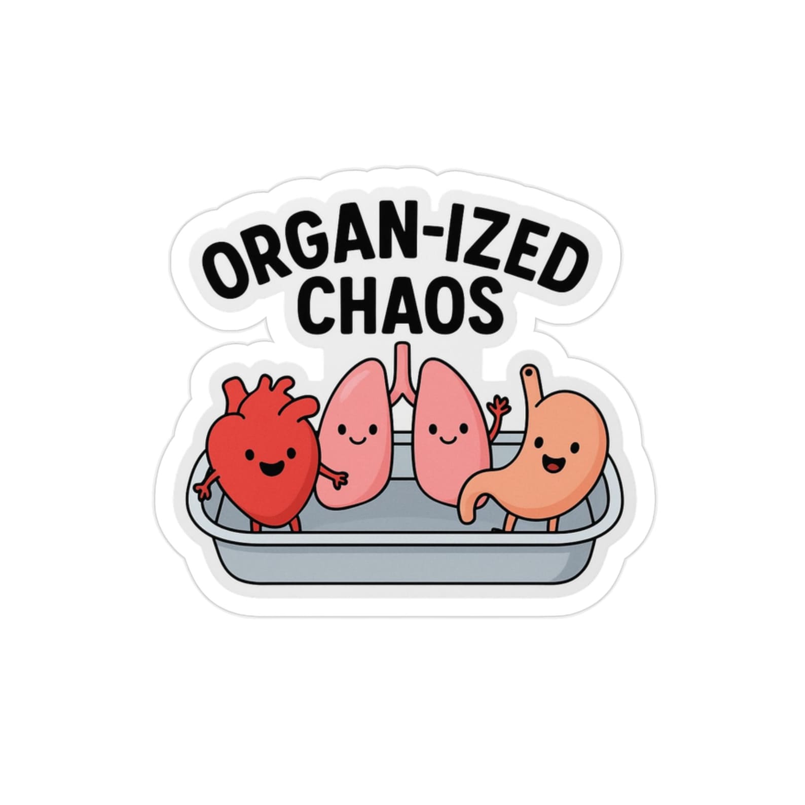 Funny Anatomical Organs Sticker: Surgical Tray Humor, Nurse Gift - Etsy