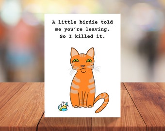 Sad Goodbye Cat Meme