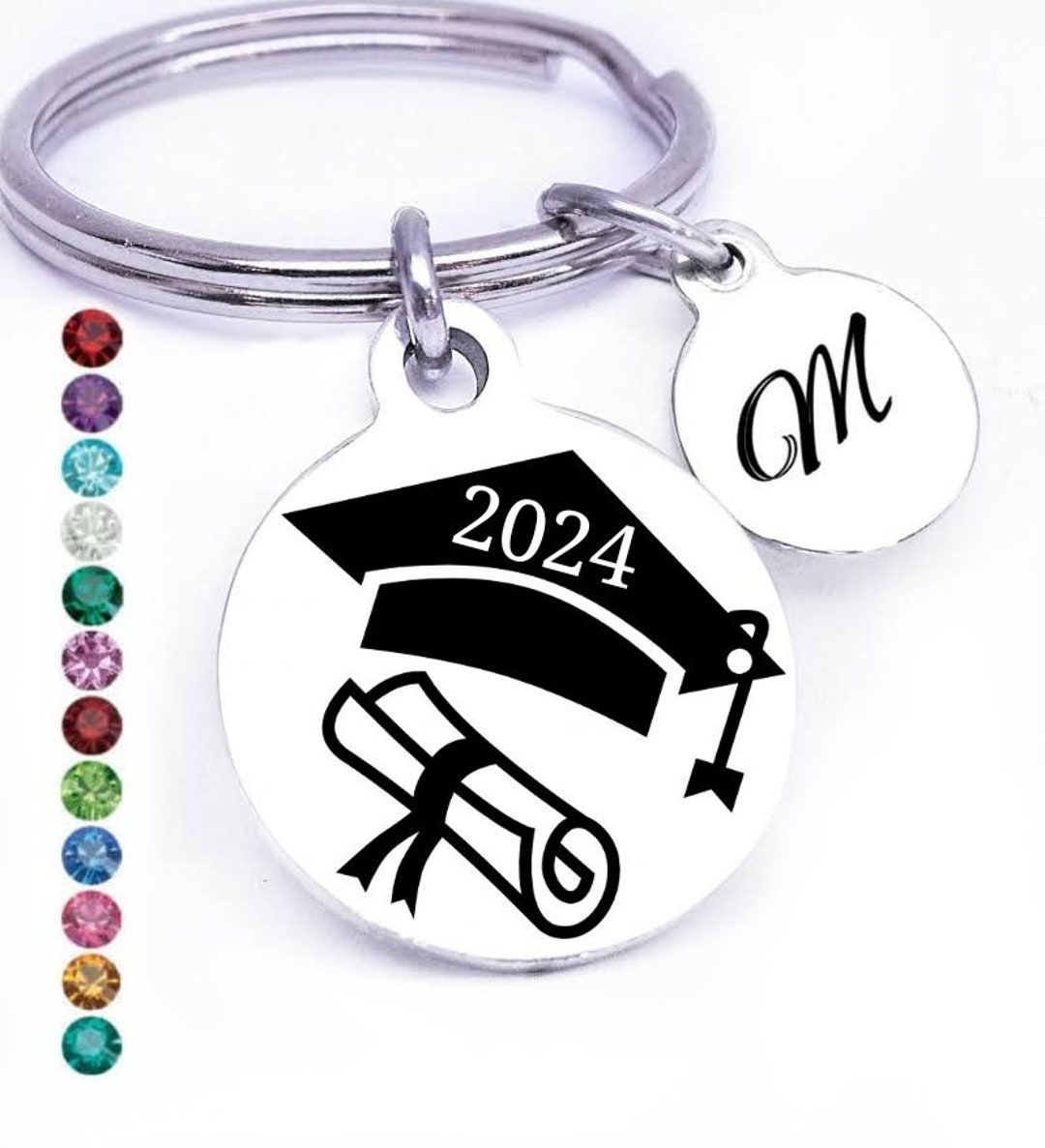 Class of 2024, 2024 Graduate, 2024 Keychain, Grad Keychain, Graduate ...