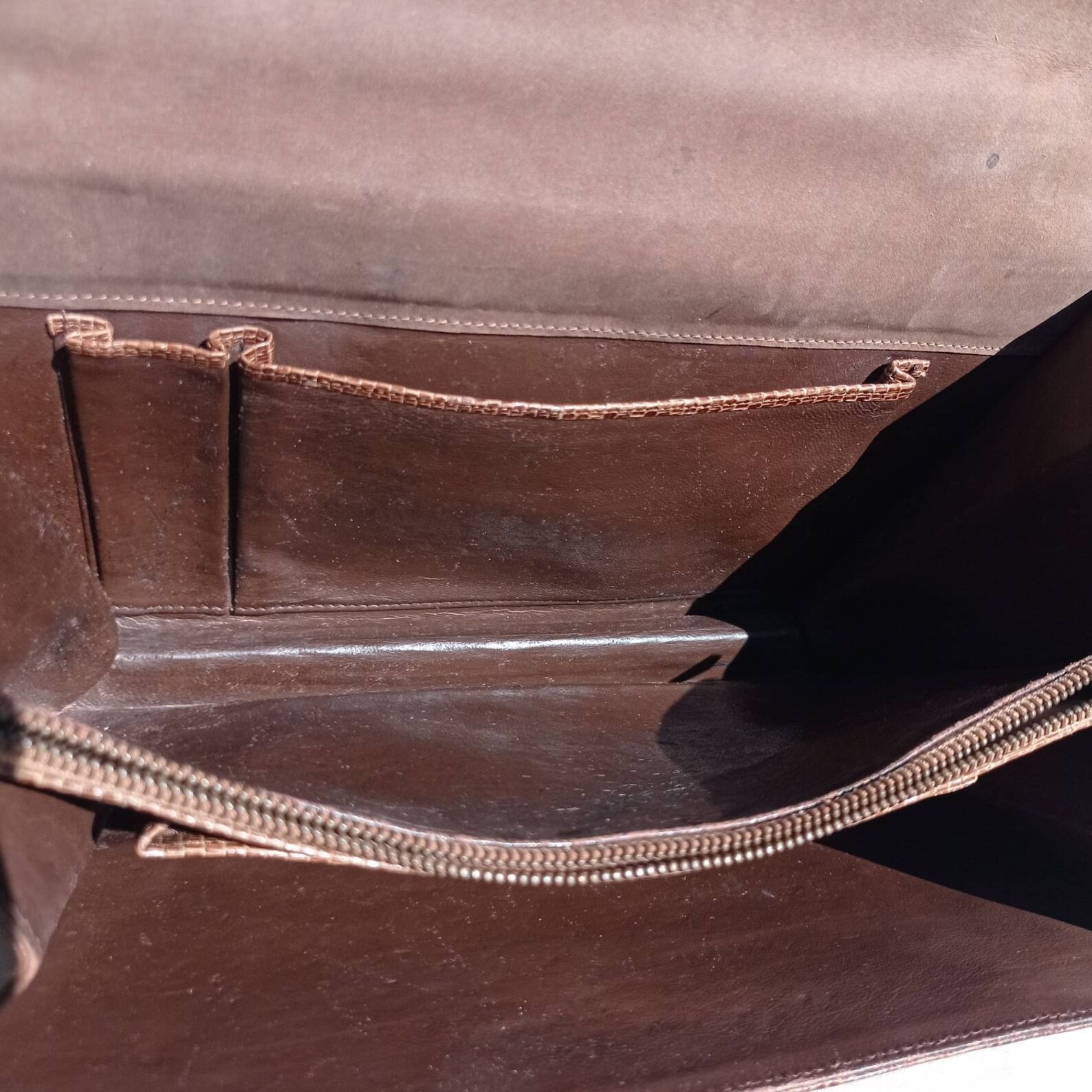 VINTAGE Brown REPTILE BAG - Etsy