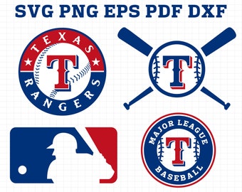 Texas rangers svg | Etsy