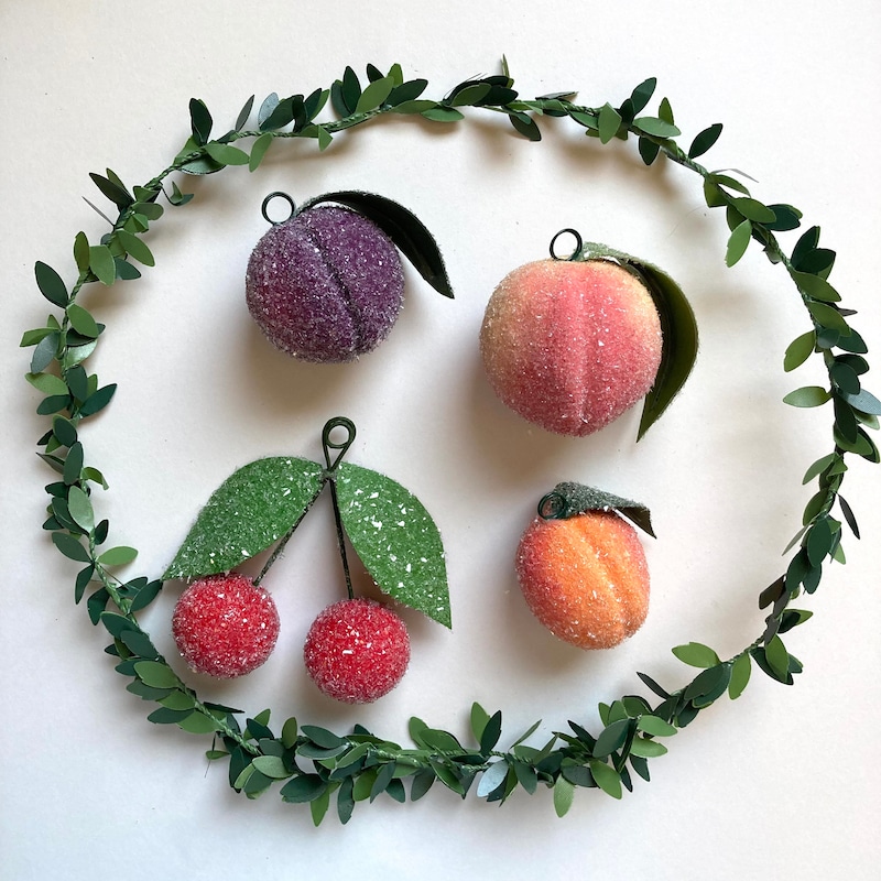 Fruit Tree Spun Christmas - Etsy