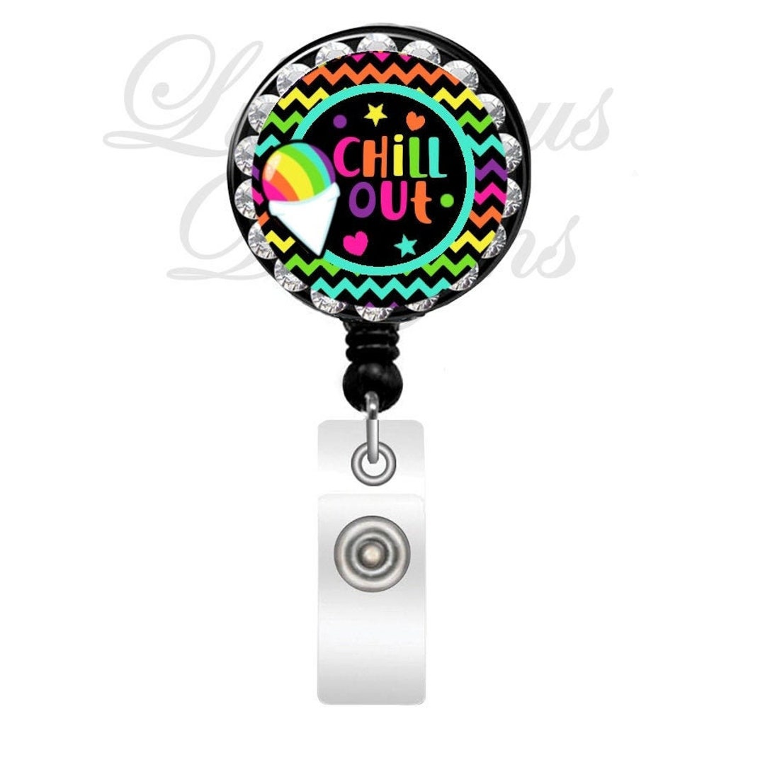 Nurse Nursing Teacher Waitress Office Bling Badge Reel - Etsy