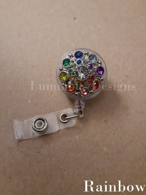 Bling Nurse Waitress Badge Reel Holder You Pick | Etsy