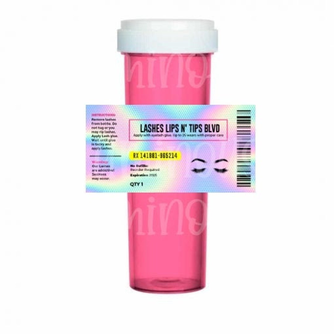 Eyelash Packaging, Pill Bottles Empty, Lash Boxes, Lash Storage, 60 ...