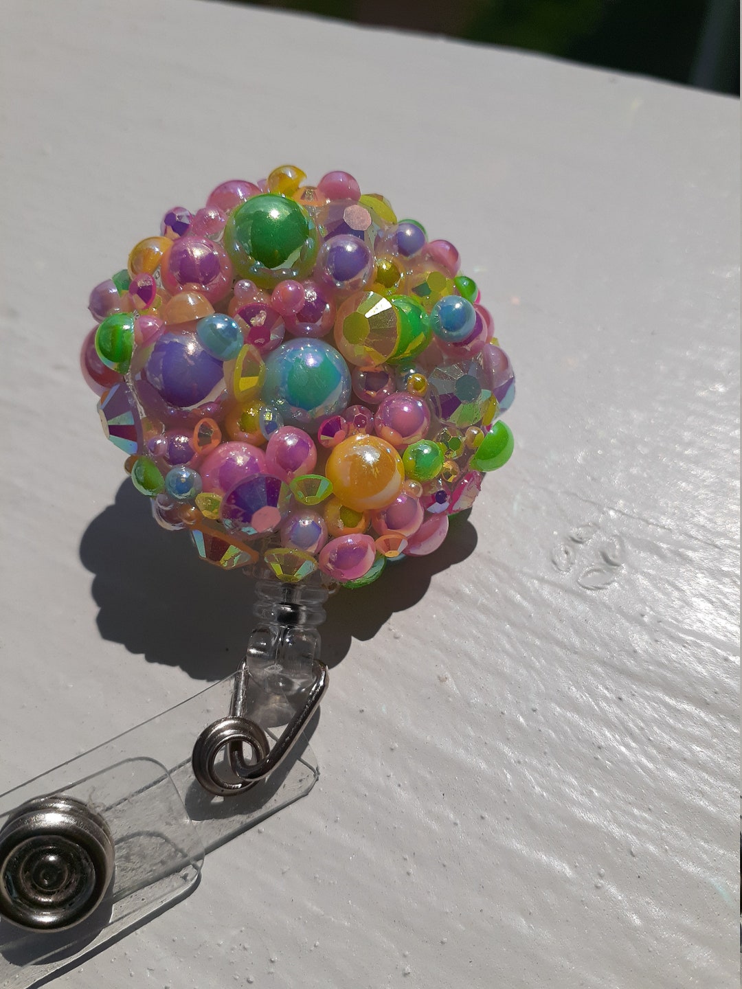 Multi Bling Nurse Teacher Waitress Bling Badge Reel Holder Style 2 - Etsy
