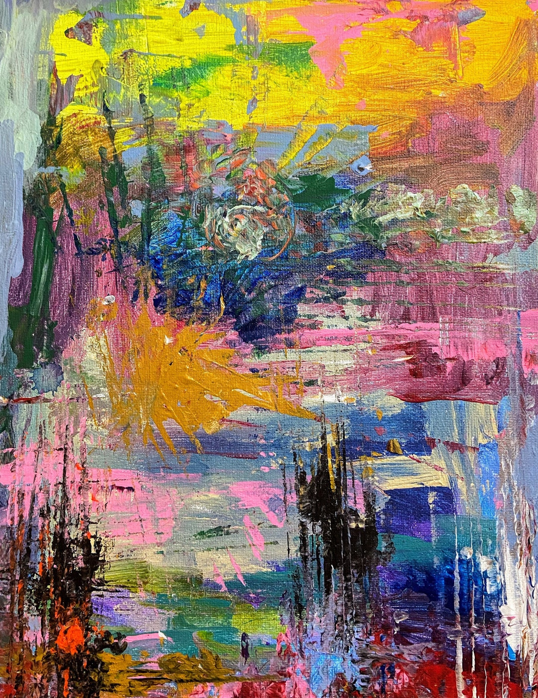 Abstract Expressionist Art, Expressionist Painting, Digital Home Deco ...