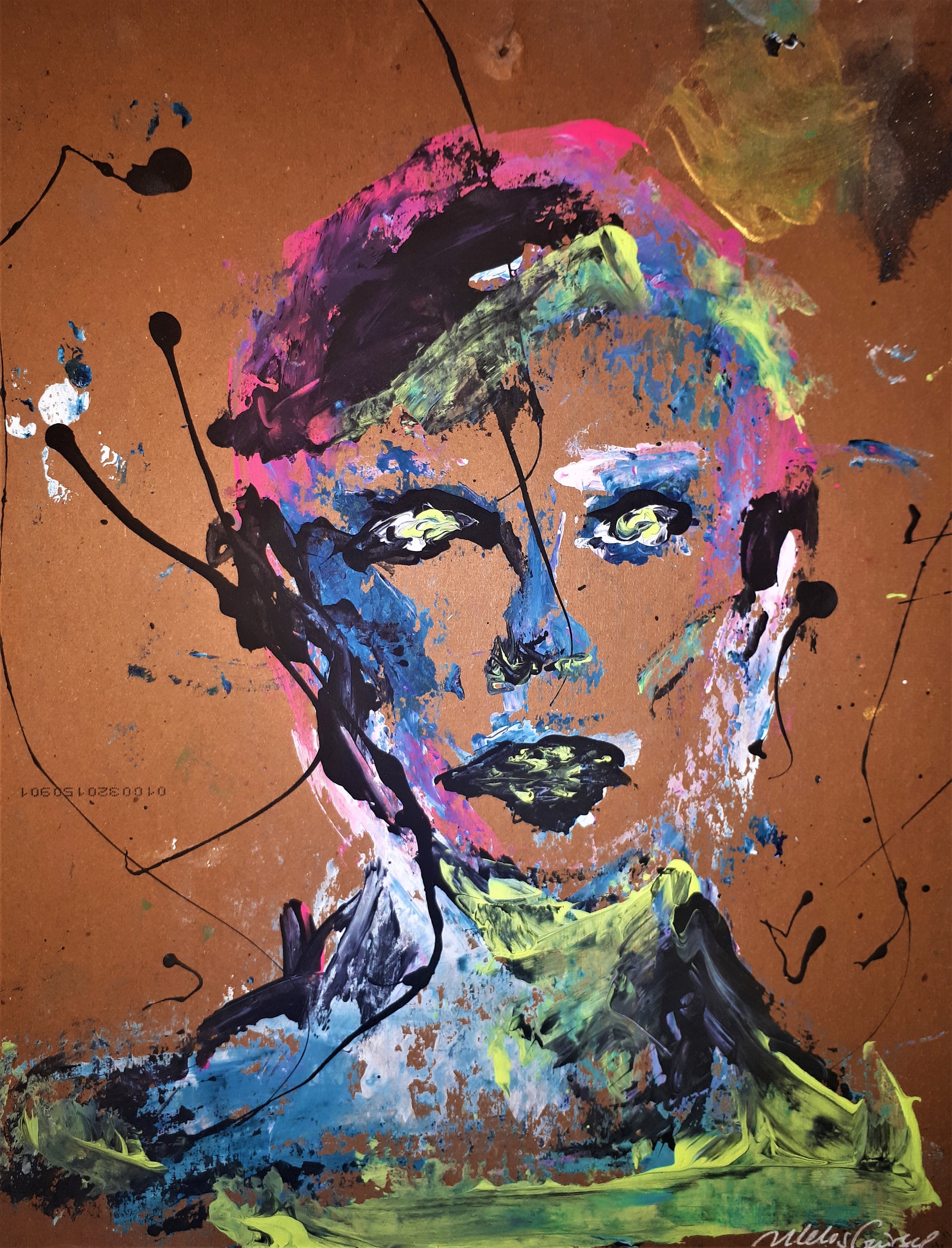 Modern Abstract Portrait Paintings