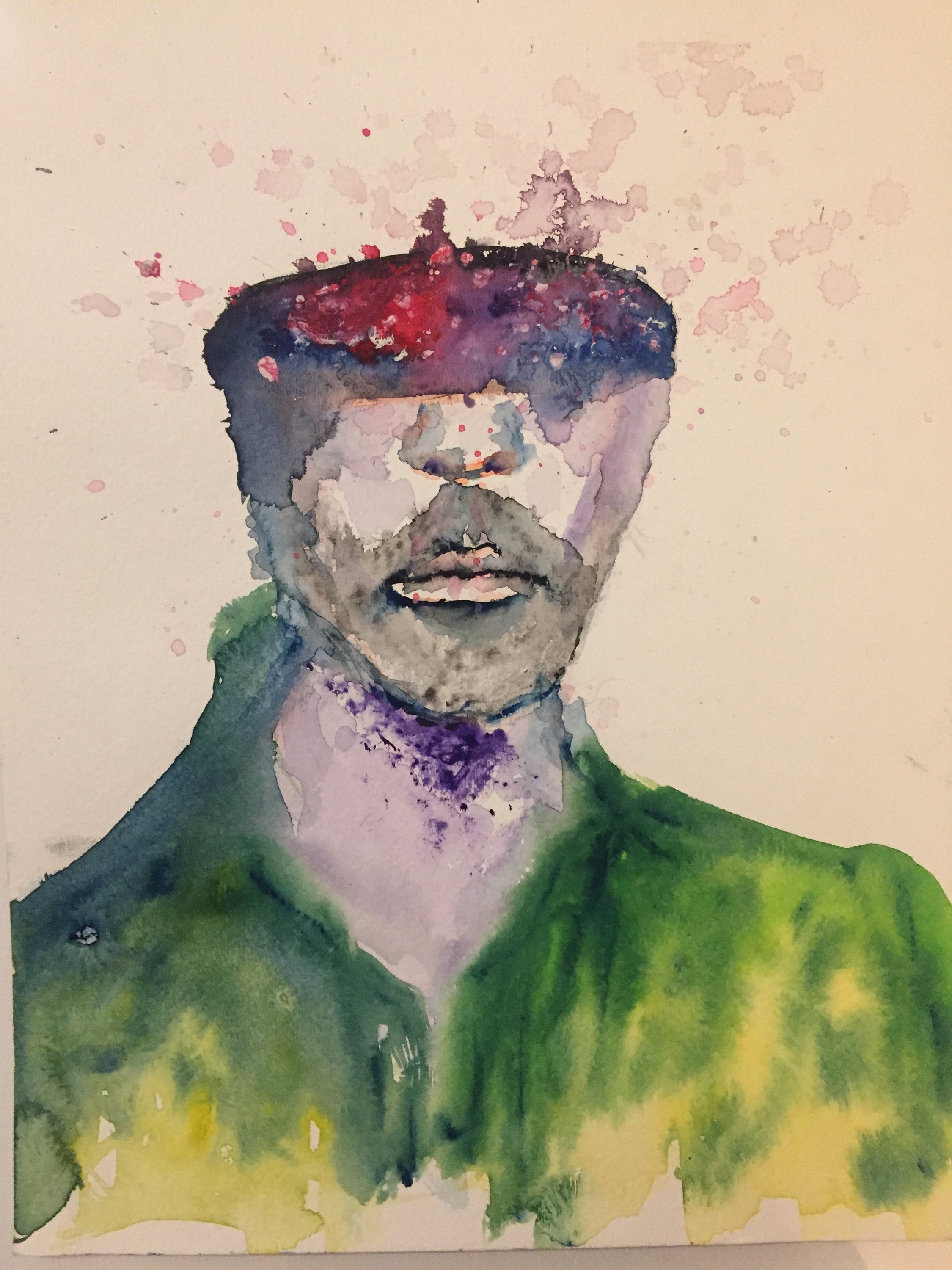 Abstract Portrait Painting Male