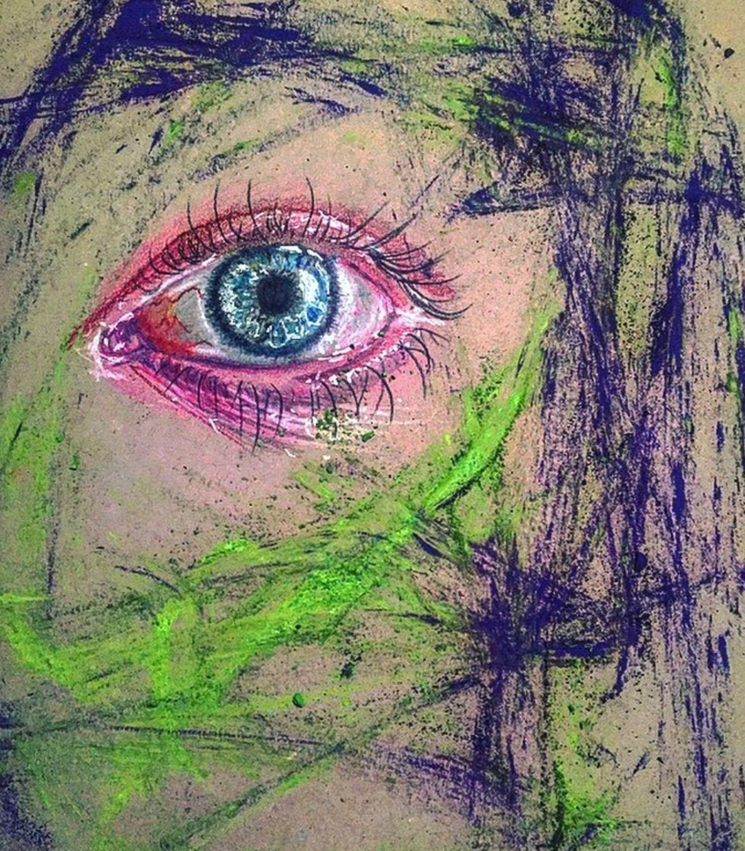 Eye Abstract, Eye Painting Print, Printable Eye, Abstract Digital Print ...