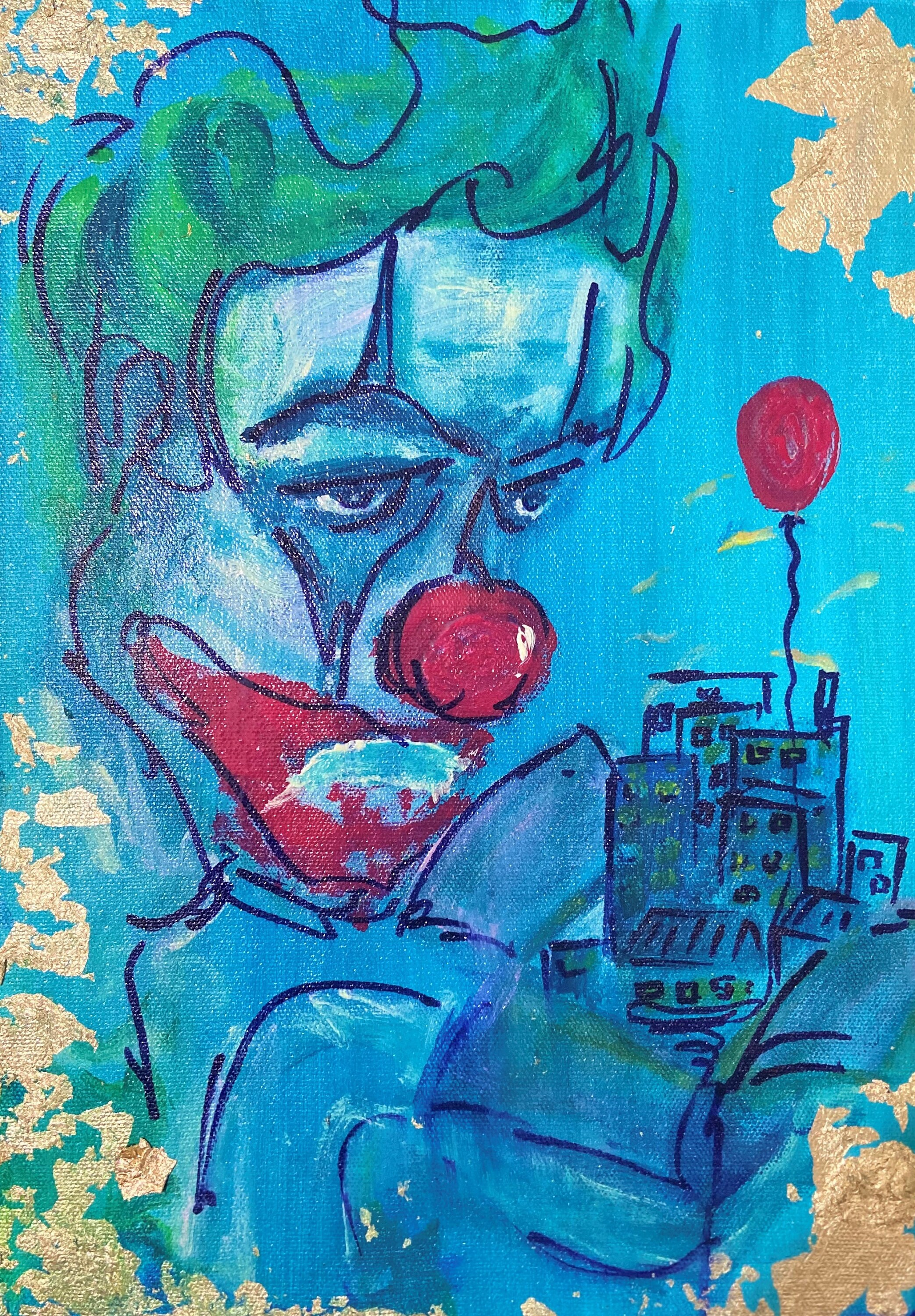 Painting Portrait Digital, Abstract Portrait Art, Digital Wall Art ...