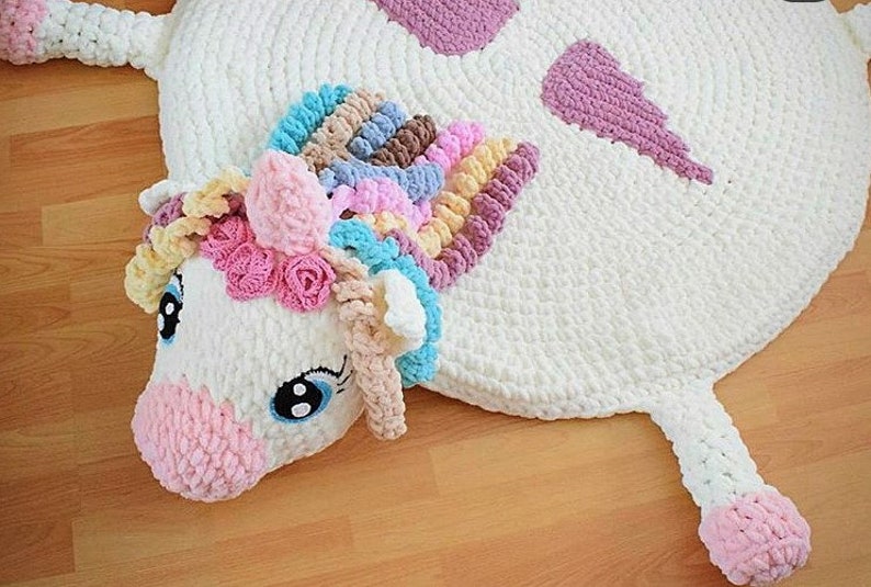 Unicorn Rug for Girls Bedroom Unicorn Carpet Area Rug | Etsy
