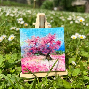 Mini Canvas Painting | Tiny Canvas Painting | 7x7cm | Acrylic Painting ...