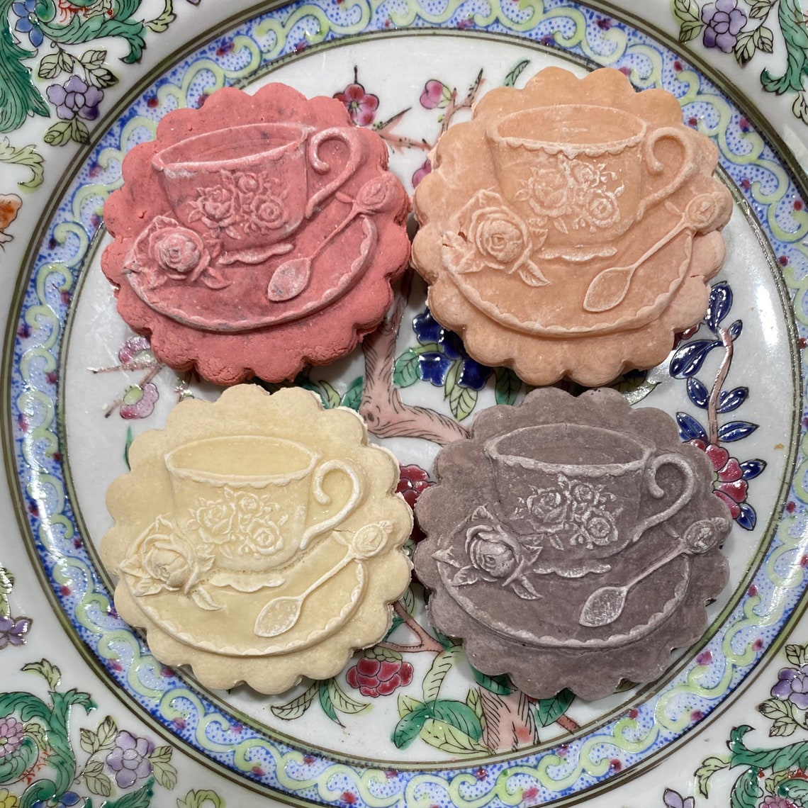 1 Dozen 2.5” Teacup Teaparty Vintage Victorian Mother’s Day Sweets ...