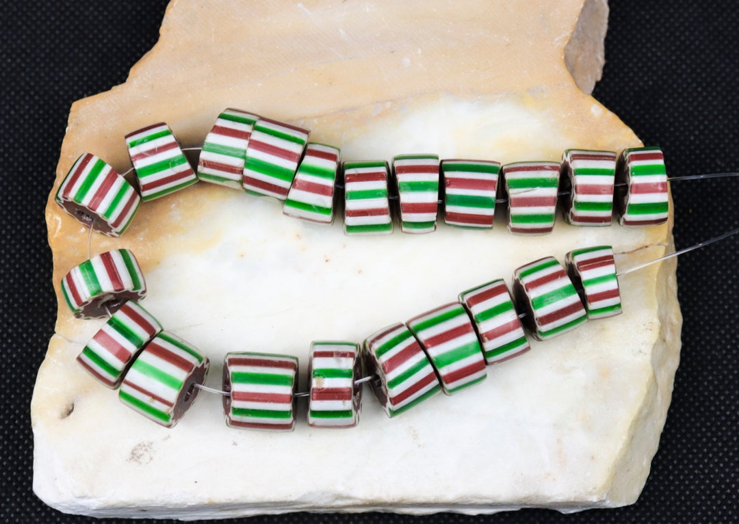 Set of 21 Venetian Trade Beads - Etsy