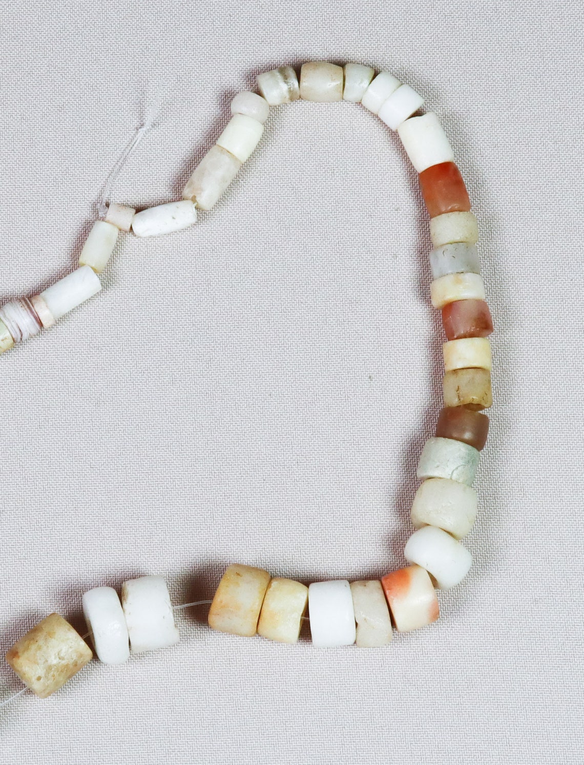 63 Ancient or Antique Cylindrical Stone Beads - Etsy