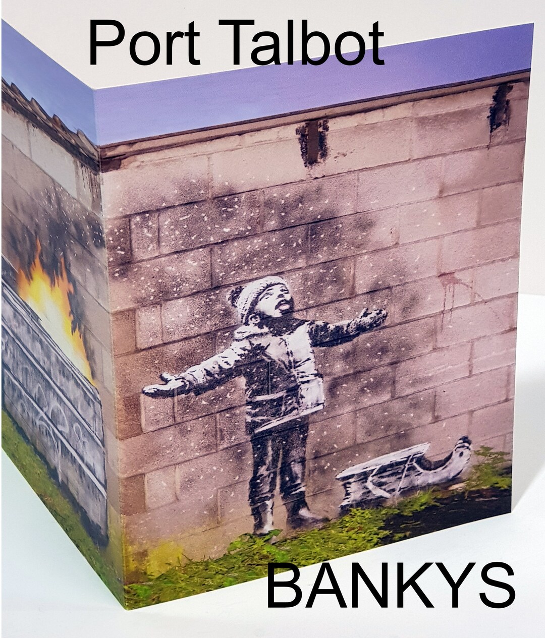 Banksy Port Talbot Kartenset, Umweltkunstdruck, 10er-Pack - Etsy.de