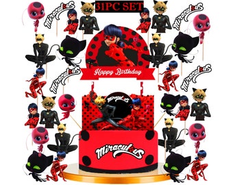 Miraculous ladybug party supplies | Etsy