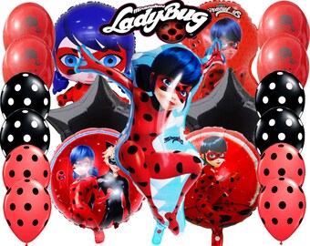 Miraculous ladybug party supplies | Etsy