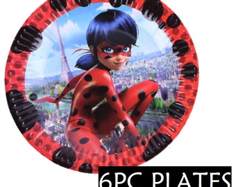 Miraculous ladybug party supplies | Etsy