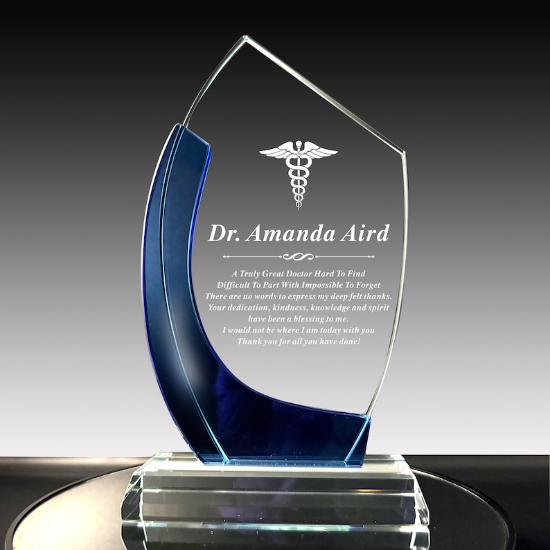 Personalized Crystal Award: Doctor, Nurse, Medical School , Award ...