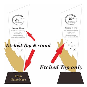 Personalized Crystal Wing Award: Unique Employee Recognition Trophy - Etsy