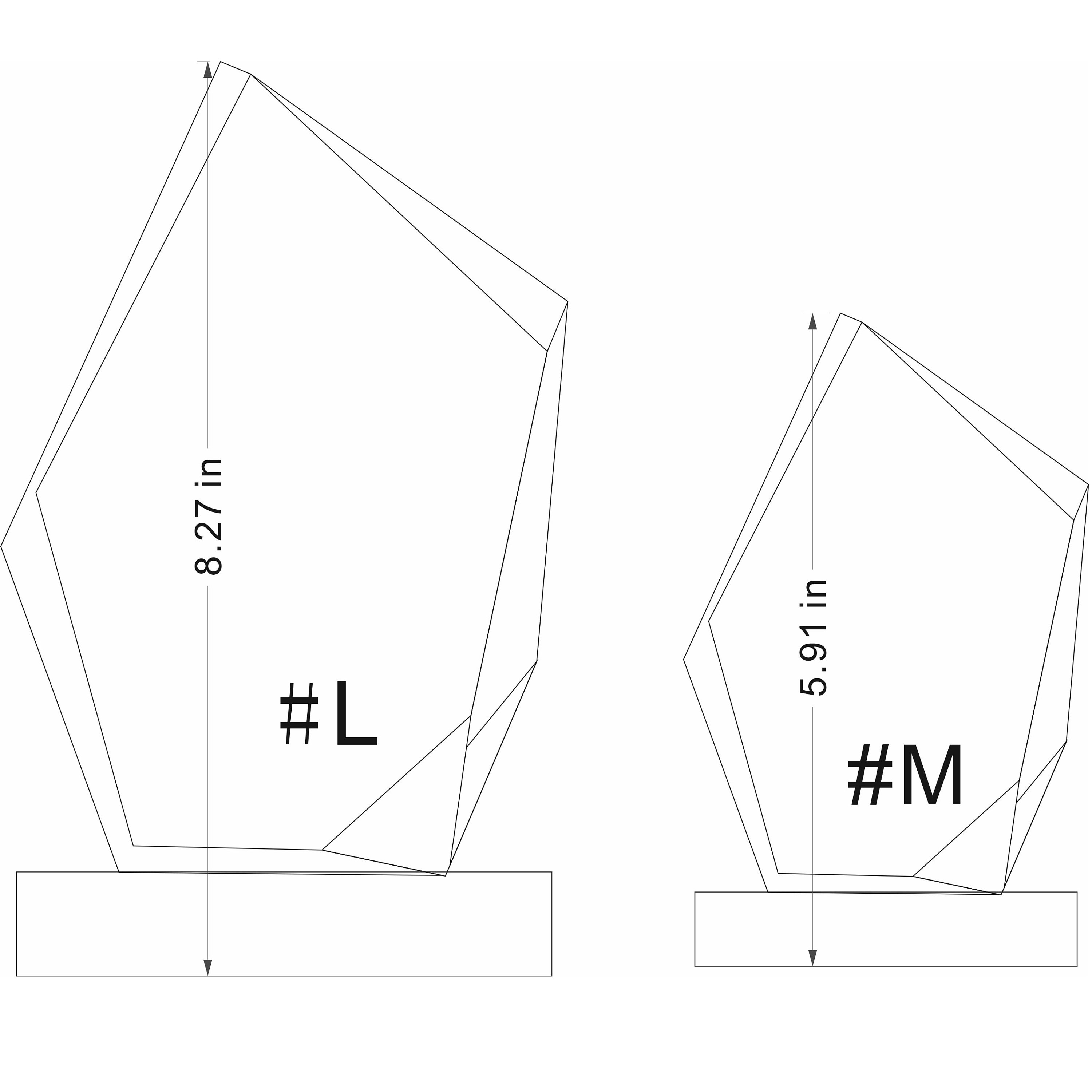 Personalized Crystal Award With Obsidian unique Gift for - Etsy