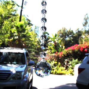 Hanging Ball,hanging Crystal Suncatcher, Home Decor, Ceiling Light Pull ...