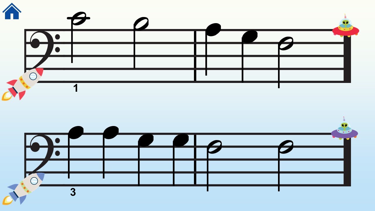Rocket Notes 2 Powerpoint Sight Reading Activity great for Online/zoom ...