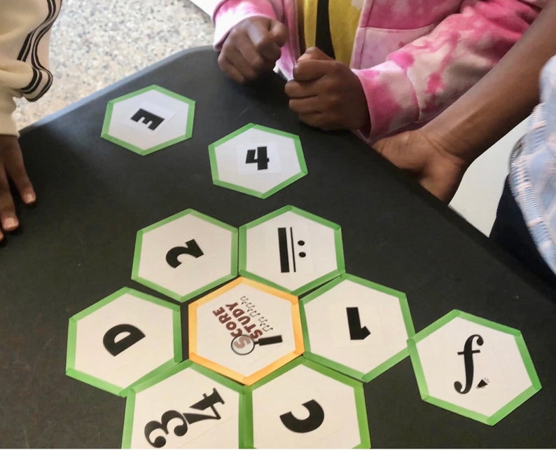 Printable Hexagon Music Score Study Activity - Etsy