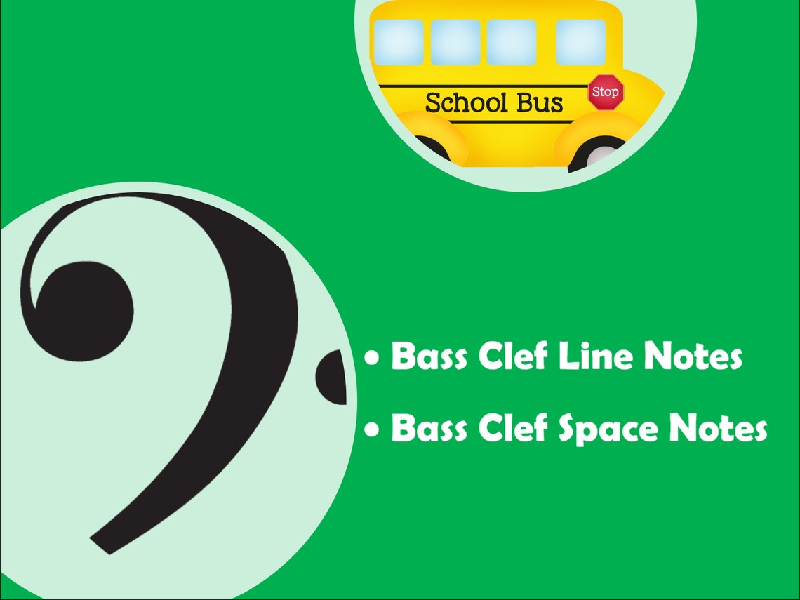Don't Miss the Bus Music Note Practice With Flashcards and a Powerpoint ...