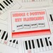 Middle C Position Piano Key Flashcards - Etsy