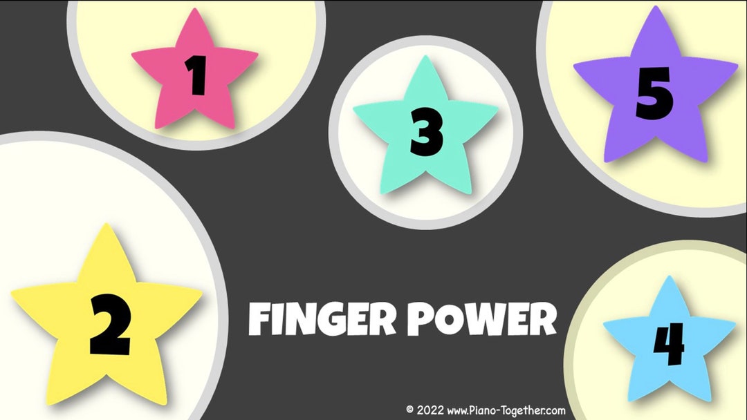 Finger Power Build Piano Keyboard Awareness With a Powerpoint Game ...