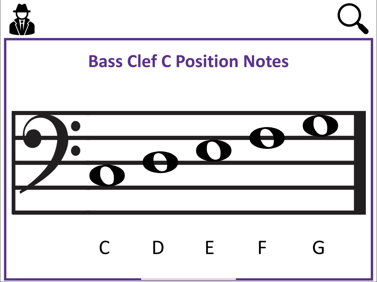 Note Detectives Practice Identifying Bass Clef C Position - Etsy